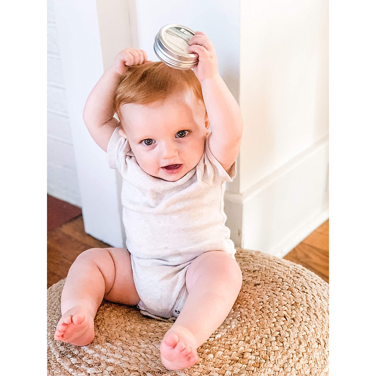 Organic Baby Bum Balm - For Baby's Sensitive Little Bum – Woman In The Moon - Safe, Natural Skin Care – Moisturizing Balm to Promote Skin Health (1 Pack)