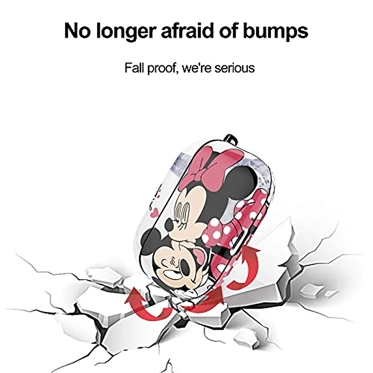 Airpods Pro Case Designed for Apple AirPods Pro, Full Protective Cartoon Case Cover with Keychain and Lanyard,Shockproof Anti Case for Airpods Pro Charging Case (Cartoon)