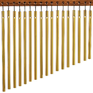 Meinl Percussion CH27ST Gold Anodized Aluminum Alloy Studio Single Row Chimes, 27 Bars