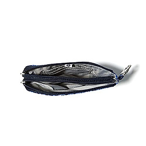 Baggallini Womens On The Go Daily RFID Pouch, Ink Hydrangea