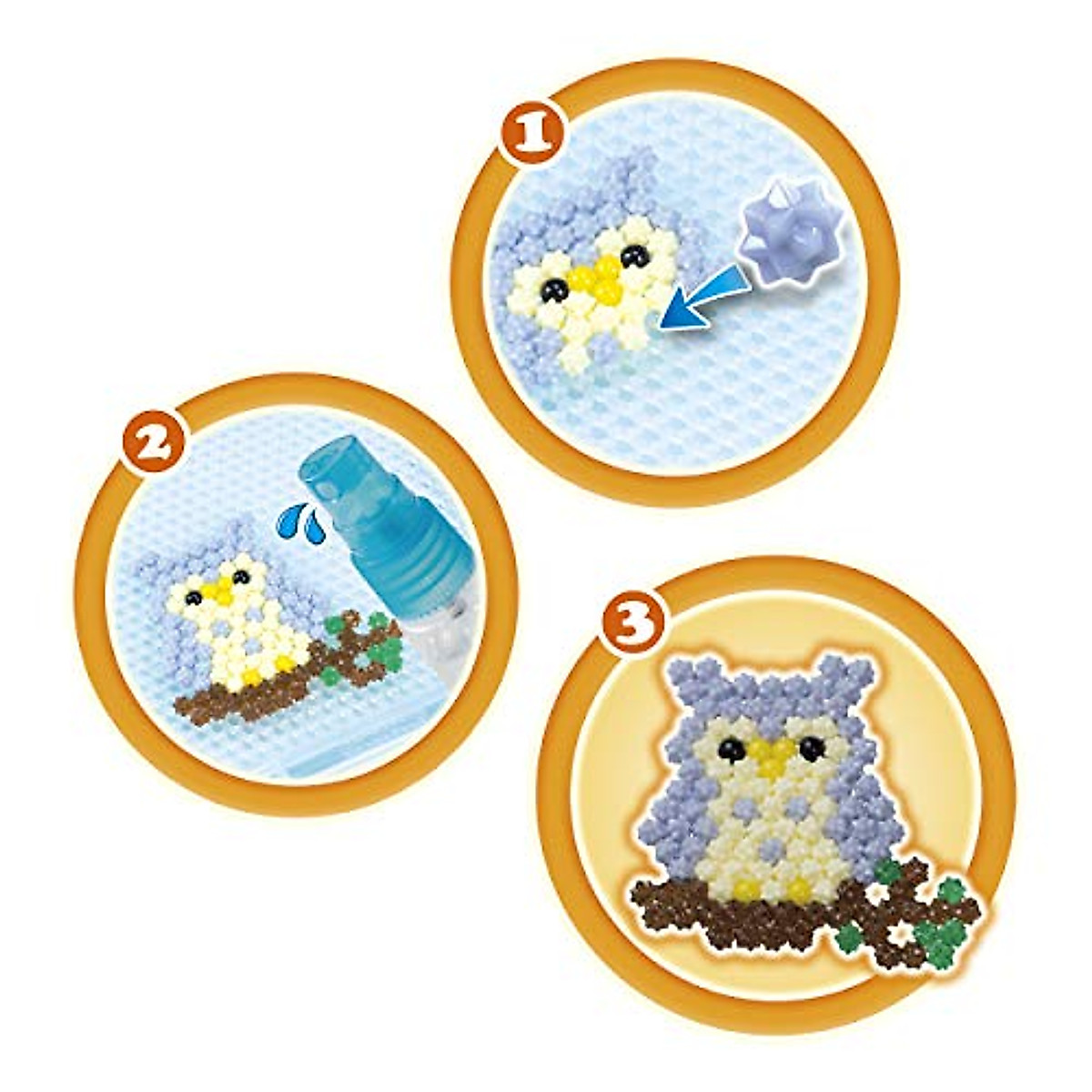 Aquabeads Arts & Crafts Star Friends Theme Bead Refill with Over 600 Beads and Templates, Multicolored