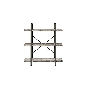 Coaster Furniture Bookcase Grey Driftwood and Gunmetal 805815