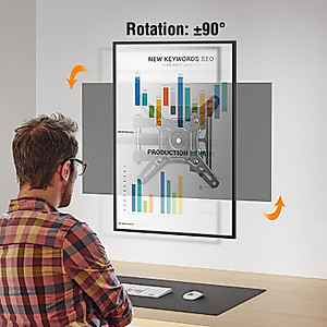 ELIVED Full Motion TV Monitor Wall Mount for Most 14-42 Inch LED LCD Flat Screen TVs & Monitors, Swivels Tilts Extension Rotation, Max VESA 200x200mm, up to 33 lbs.