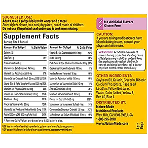 Nature Made Multivitamin For Her, Women's Multivitamin for Nutritional Support, 60 Softgels, 60 Day Supply