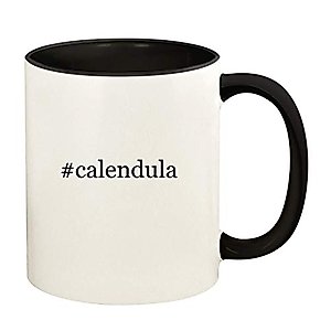 Knick Knack Gifts B04Y19D02W008202M04T39C02S16C-US - 11oz Hashtag Ceramic Colored Handle and Inside Coffee Mug Cup, Black