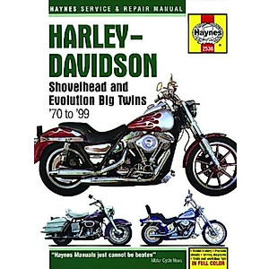 Harley-Davidson Shovelhead,Evolution Big Twins (70-99) Haynes Manual (Paperback)