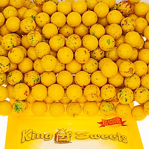 Kaboom Speckled Jawbreakers | 2 Pound | Hard Candy | Bulk King of Sweets Bag