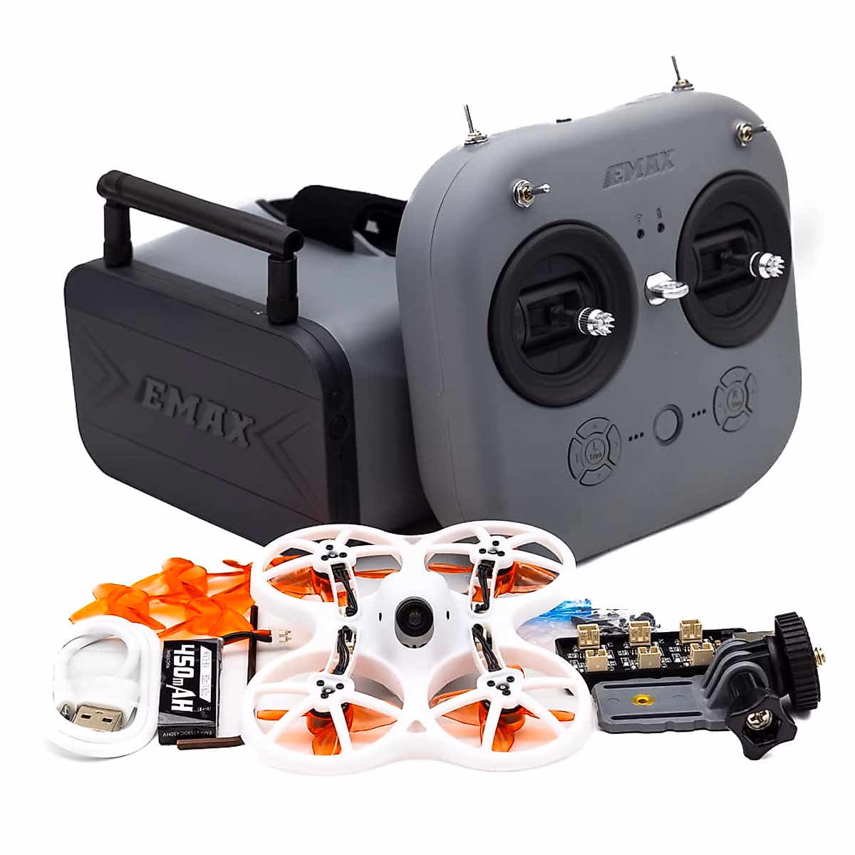 EMAX EZ Pilot Pro FPV Drone Set for Kids and Adult Beginners with Real 5.8g Goggles and Controller Easy to Fly Quadcopter