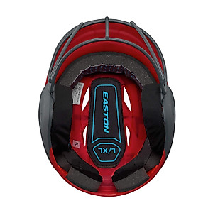 Easton | GHOST Softball Batting Helmet | Two-Tone Matt Red/Charcoal | Large/XLarge