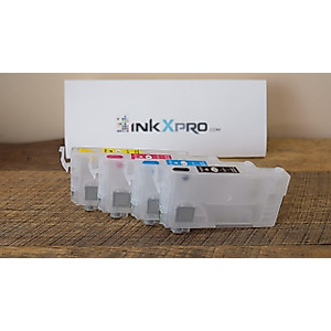 inkxpro Remanufactured Empty Ink Cartridge with Single-use Chip for Epson 812XL 812 XL T812XL Fit for Workforce Pro WF-7840 WF-7820 WF-7310 EC-C7000 Printer for Sublimation or DTF Printing.