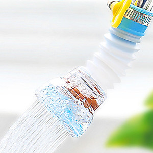 3Pcs Faucet Water Filter Purifier, Faucet Mount Water Filtration System for Tap Water, Adjustable Rotating Faucet Nozzle Water Filter Household Kitchen Faucet Accessories