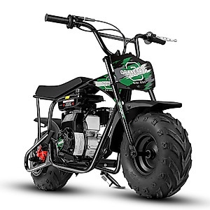 Oryxearth Mini Bike for Kids, 105CC 4-Stroke Kids Dirt Bike,4-Stroke Motorcycle Gas Pocket Pit Trail Mini Bike W/EPA Approved, Up to 24 Mph Weight, Support 185 LBS