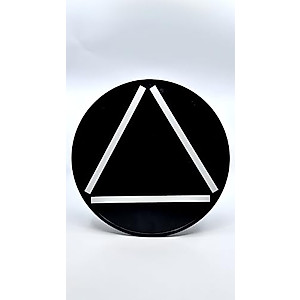 All Gender Restroom Sign Set, ADA Compliant Title 24 Set, Wall & Door Sign, Braille Grade II(Californian), Title 24,12" Diameter Round Door Sign & Tactile Wall Sign (Black)