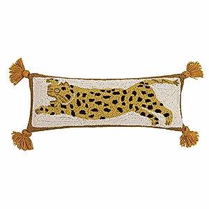 Peking Handicraft 30JBL12C22OB Chi Chi Hook Pillow, 100% Wool and Cotton