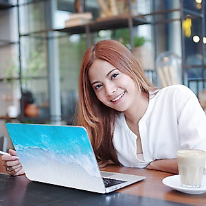 WINTOJO Laptop Skin Sticker Cover Decal,12 13 13.3 14 15 15.4 15.6 inch Laptop Notebook Vinyl Skin Sticker Cover Protector for Women Men, Reusable Decorative Waterproof Removable Beach (W-NEK-34)