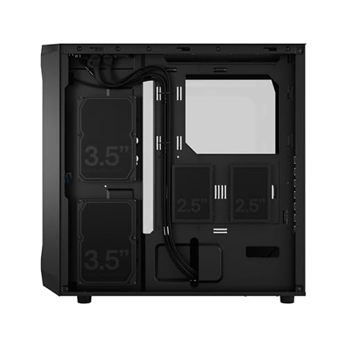 Fractal Design Focus 2 RGB Black TG Clear Tint, mid tower - Tempered Glass