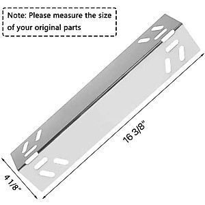 Hisencn Grill Replacement Kits for Kenmore 119.16240 119.162300 119.162310 119.16433010 119.16434010 Gas Grill Models, Stainless Steel Burners, Heat Plate, Heat Shield, Heat Tent, Burner Cover