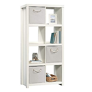 Sauder HomePlus 8-Cube Bookcase, White finish
