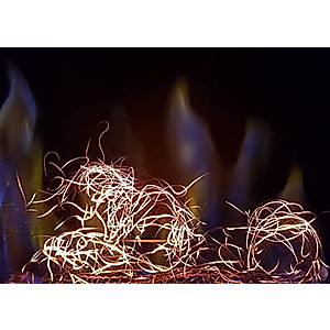 BENJOY Ultimate Fire Wire! 4g(0.14oz) - Ember Effect, Neon Glowing Metal Fiber for Bio Ethanol, Gel Fuel, Natural Gas Fireplace and Ventilation Gas Log Set