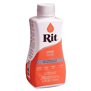 Liquid Dye, 8 Ounce (Coral)