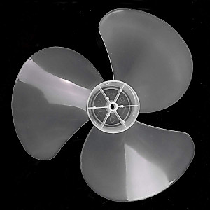 CHICTRY 12 Inch Fan Blade 3 Leaves Plastic Fan Blade Replacement for Household Standing Pedestal Fan Table Fanner General Accessories White One Size