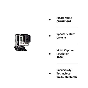 GoPro HERO3+ Black Edition 4K Adventure Camera - 12MP (Renewed)