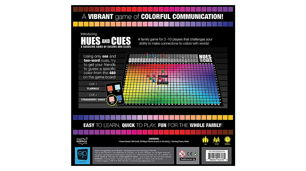 HUES and CUES: Color Guessing Game for Ages 8+