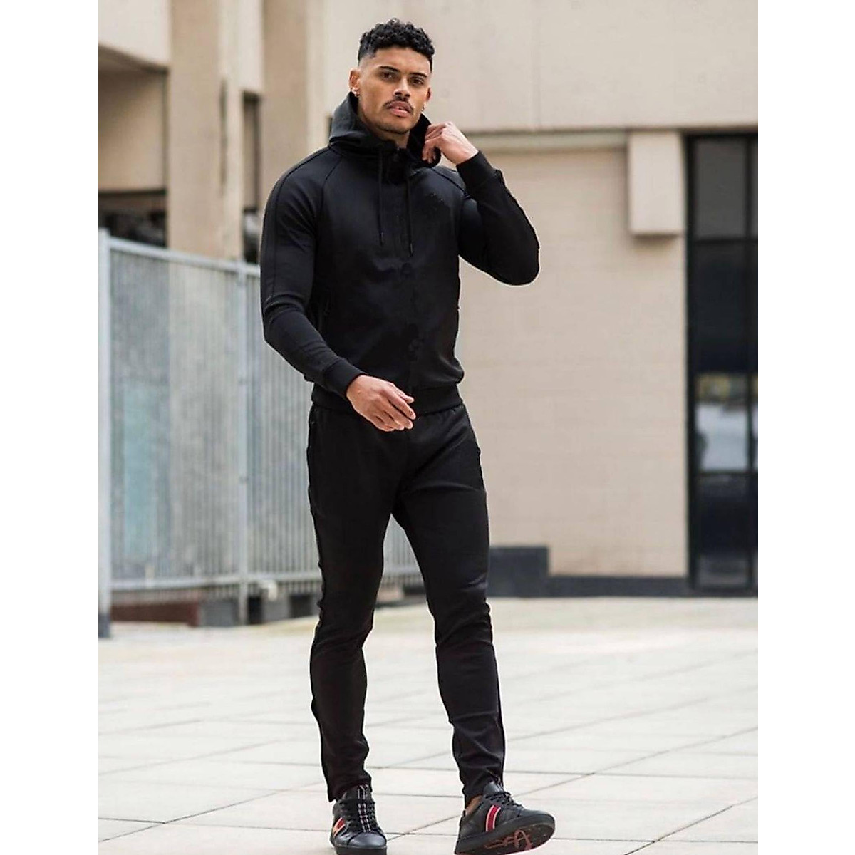 COOFANDY Men's Hoodie Tracksuit 2 Piece Casual Sweatsuit Sets Slim Fit Jogging Athletic Suits