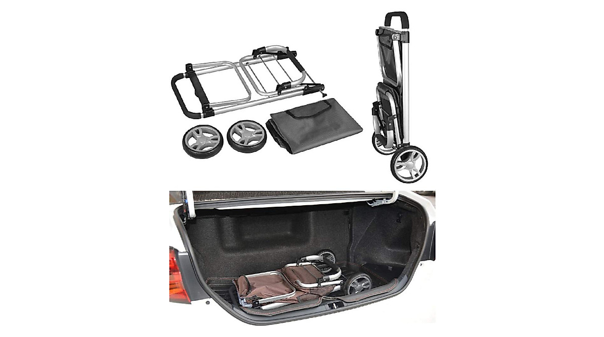 Portable Folding Shopping Trolley for Easy Transport