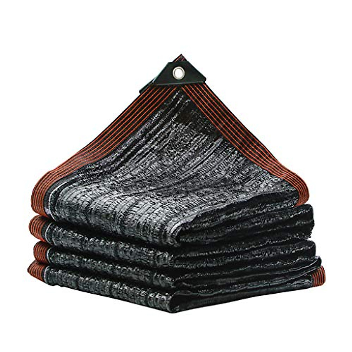 Gqq Black Shade Net Cloth Sunblock Privacy Screen Fabric Sun Mesh Net Shade Rate 95% Garden Patio Railing Window，Can be Used in courtyards, Rooftops, carports, etc.