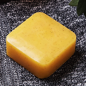 Tame the Wild Orange Walnut Beard Soap - Natural Beard Wash - Beard Shampoo & Conditioner - Mens Exfoliating Face & Body Scrub - Made of Shea Butter & Coconut Oil - 1 5oz Bar - Father's Day Gift