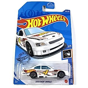 Hot Wheels, 2010 Chevy Impala White, HW Race Team 2/5, 209/250