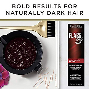 Clairol Professional Flare Me Hair Color Dark 6vv Plum Away, 2 oz