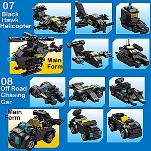 Uvini 51-in-1 Robot Building Kit for Kids STEM Building Toys Set for Boys 8-12, Engineering STEM Projects Construction SWAT Building Blocks Toys Gifts for Boys Kids Age 6 7 8 9 10 11 12 Year Old