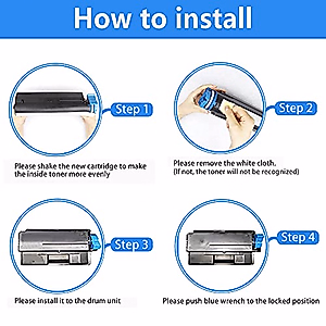 LCL Compatible Toner Cartridge Replacement for OKI B412dn B432dn B512dn B512dnw 45807105 45807106 MB492 MB492dn MB492dnw MB562w MB562dnw (2-Pack Black)