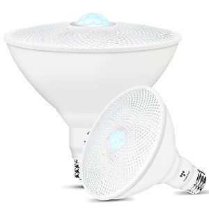 Torkase PAR38 Motion Sensor Flood Light Bulbs, Motion Activated Outdoor Lighting,200 Watt Equivalent(20W) 2000LM, 5000K Daylight,LED Flood Light for Backyard, Garage, Porch, Garden,2 Pack