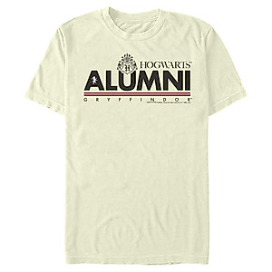 Harry Potter Men's T-Shirt, Natural, Medium