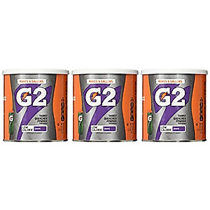 Gatorade Thirst Quencher Powder, G2 Low Calorie, Grape, 19.4 Ounce, 3 Count