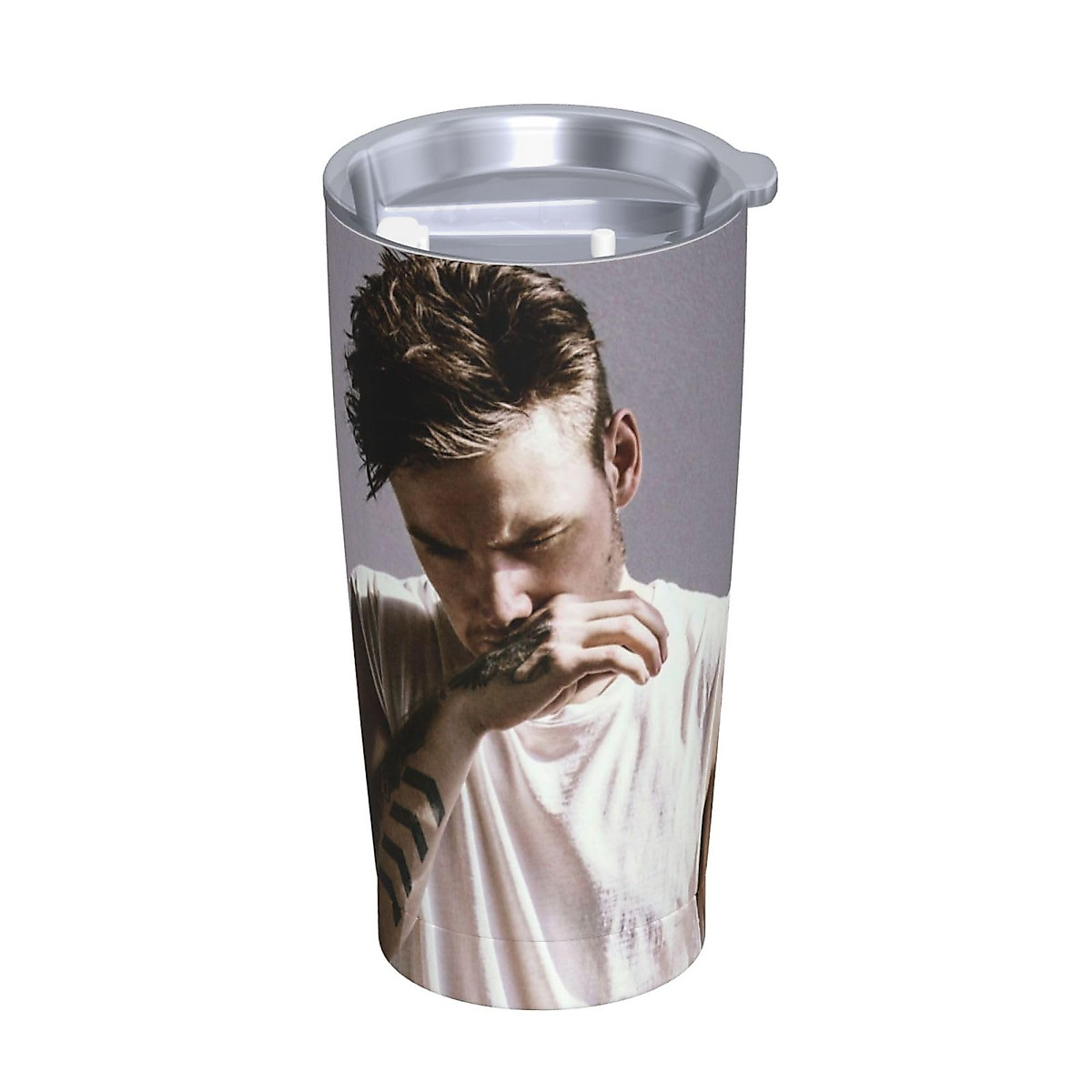 UALWORY Liam Music Payne Tumbler Cup 20oz Travel Coffee Mug with Lid and Straw Stainless Steel Insulated Mugs