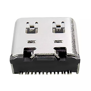 Rinbers Pack of 2 USB Type-C Charging Port Charger Socket Power Jack Replacement for Sony Playstation 5 DualSense PS5 Wireless Controller with Opening Tools