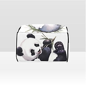 Personalized Panda Diaper Bag Backpack with Name Custom Mommy Nursing Baby Bags Nappy Bag Travel Daypack for Woman Gifts