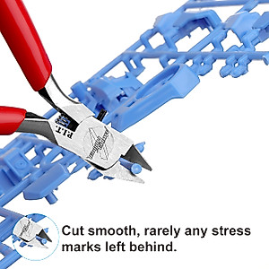 P.I.T. 4.5 Inch Model Nipper, Single Blade Gundam Nipper with Non-Slip Grip, Sprue Cutter Hobby Nippers,Model Kit Nippers for Plastic Gunpla Model Building