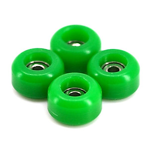 Teak Tuning Prolific Complete Fingerboard with Upgraded Components, Watermelon Edition - Pro Board Shape and Size, Bearing Wheels, Trucks, and Locknuts - 32mm x 97mm Handmade Wooden Board