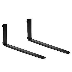 Titan Attachments 60in Pallet Fork Blades, Class 3 Pallet Forks and Accessories, Rated 6,000 LB