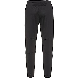 Nike Men's Therma-FIT Repel Challenger Running Pants, Black/Reflective Silver, Large