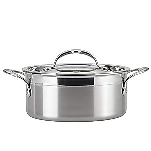 Hestan - ProBond Collection - Professional Clad Stainless Steel Soup Pot, Induction Cooktop Compatible, 3 Quart