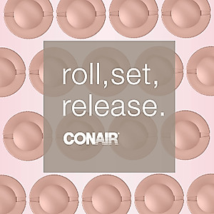 Conair Ceramic 1 1/2-inch Hot Rollers, Super Clips Included, Create Big Bouncy Curls