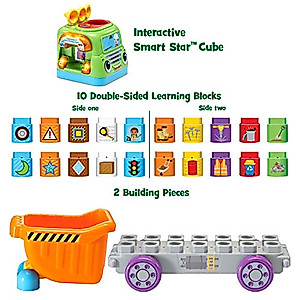 LeapFrog LeapBuilders Store and Go Dump Truck, Multicolor
