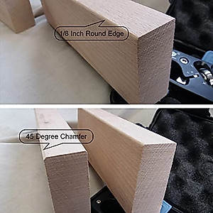 HONGDUI Chamfer Plane Edge Plane Corner Plane Quick Edge Trimmer Chamfering Tool with 3 Carbide Insert for Woodworking