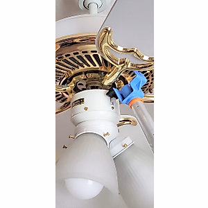 SMART REACHER Extension Pole Hook Attachment-Open/Close Plantation Shutter Louvers-Window Blinds/Shades-Ceiling Fan Pull Cord/Bead Chain-AC Vent-Hang String Lights-Baskets-Feeders-(Pole Not Included)